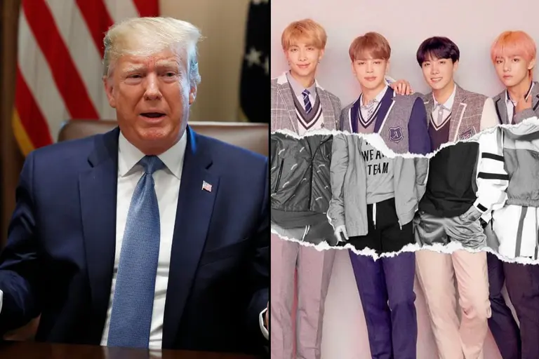 BTS es casi tan influyente como Donald Trump | Shows Telehit ...
