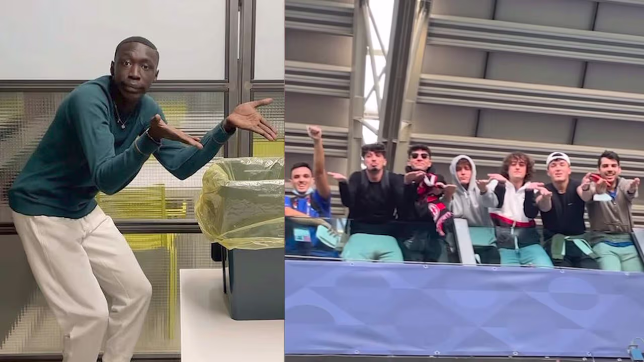 Khaby Lame: fans se lo encuentran en un partido y lo imitan para ...