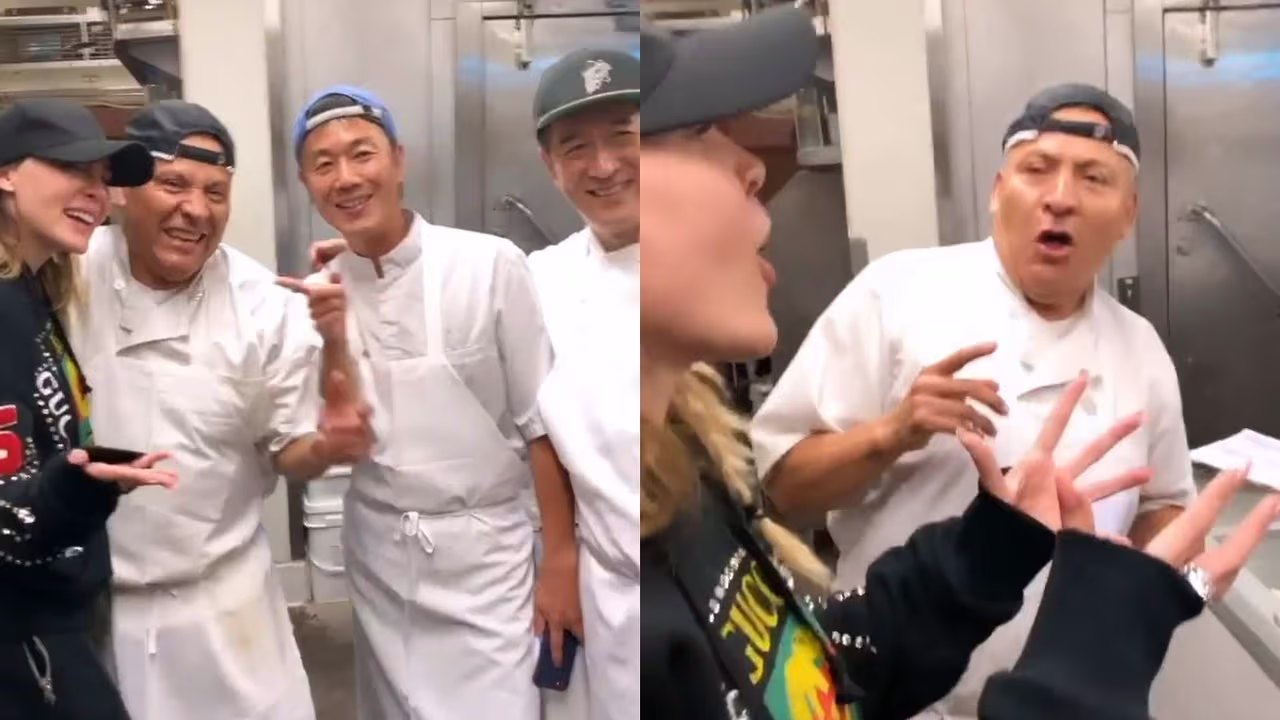 Belinda le canta a chefs mexicanos en restaurante de Los Ángeles ...